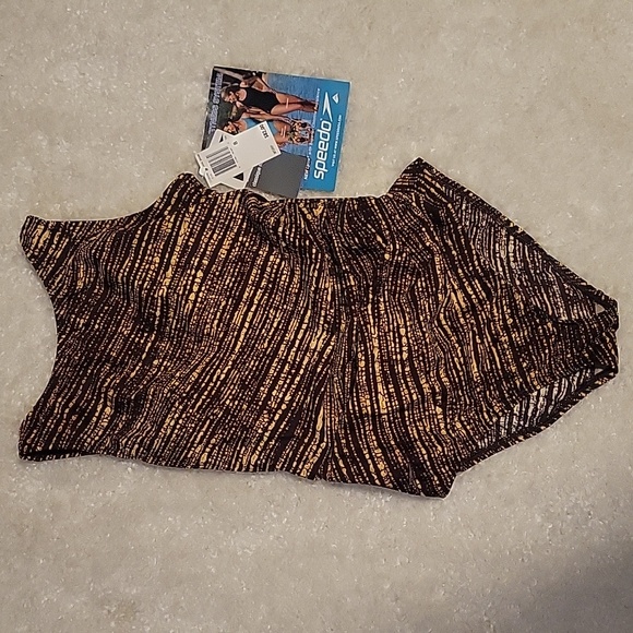 Speedo | Swim | Nwt Speedo Modern Classic Java Brown One Piece Swimsuit ...